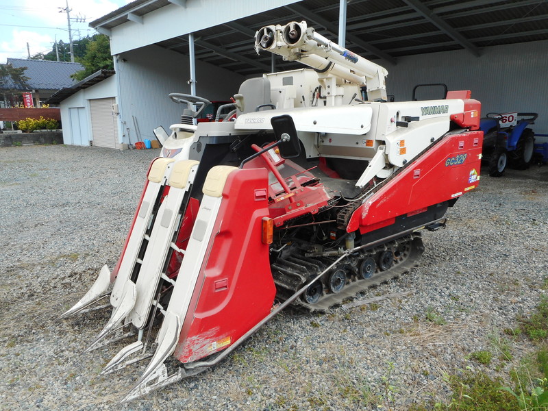 ヤンマー コンバイン GC329 3条刈 29ps 276時間 丸ハンドル グレンタンク 中古 広島 かわかく農機 | 株式会社 かわかく農機 ...