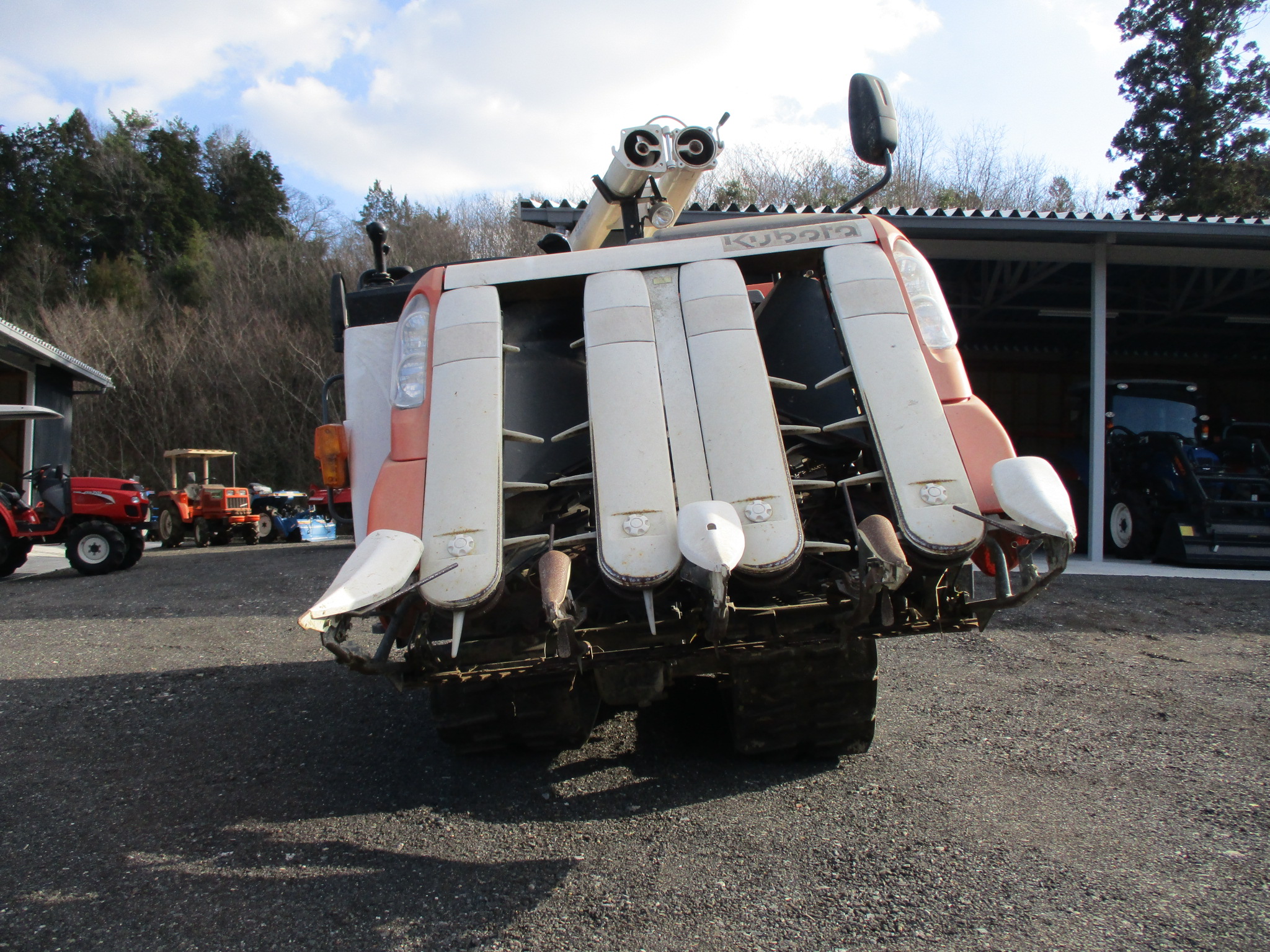 クボタ コンバイン ER448NHDMW2 48ps 使用時間193h 4条刈 グレンタンク パワステ HST 中古 広島 かわかく農機 | 株式会社 かわかく農機【農機の販売・整備メンテナンス】